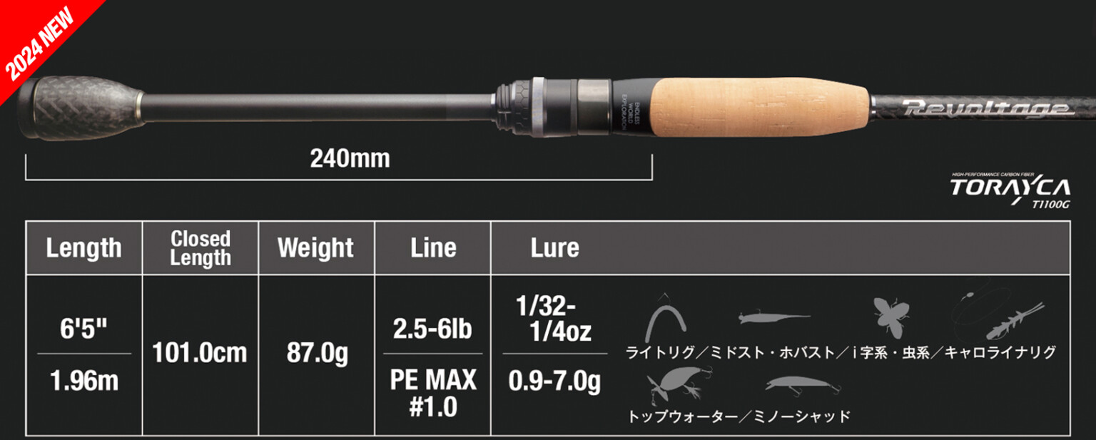 NEW Revoltage S65L オカッパリとボートフィッシングでの万能スピニングロッド/加木屋守 - FRESH WATER バス釣り ｜JACKALL｜ジャッカル｜ルアー